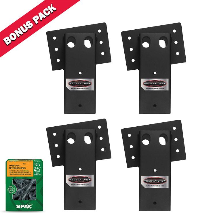 Elevators 4x4 Double 8 Brackets - 4 Pk by Elevators at Fleet Farm