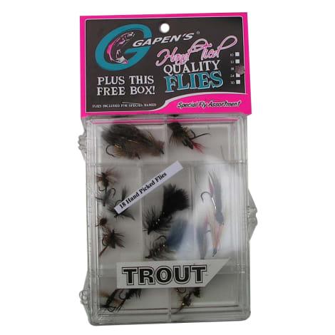 18 Pc. Assorted Flies - Trout Kit by Gapen's at Fleet Farm