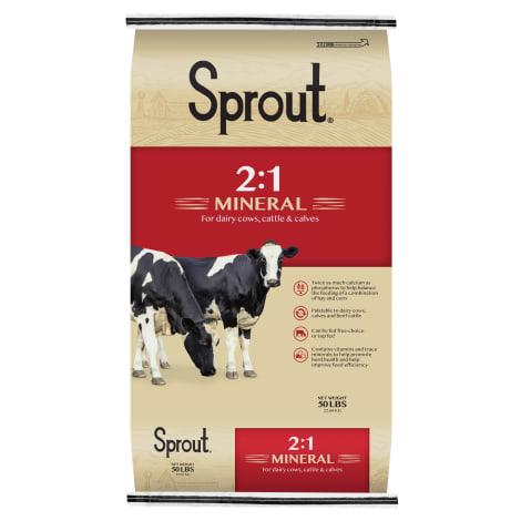 2/1 Mineral & Vitamin Supplement for Dairy Cows, Cattle & Calves - 50 ...