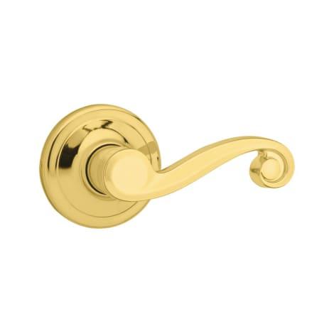 Lido Hall/Closet Lever - Polished Brass by Kwikset at Fleet Farm