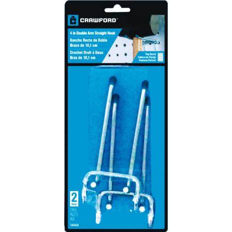 4 in Medium-Duty Double Arm Hook - 2 Pk by Crawford at Fleet Farm