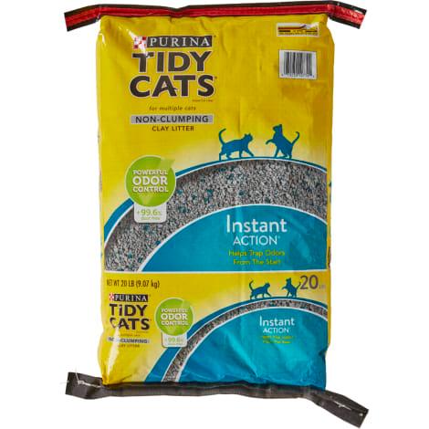 Tidy Cats Instant Action Unscented Non-Clumping Cat Litter, 20 lbs by ...