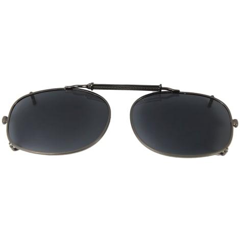 Gunmetal Spring-Bar Rectangular Clip-On Sunglasses by i-gogs at Fleet Farm