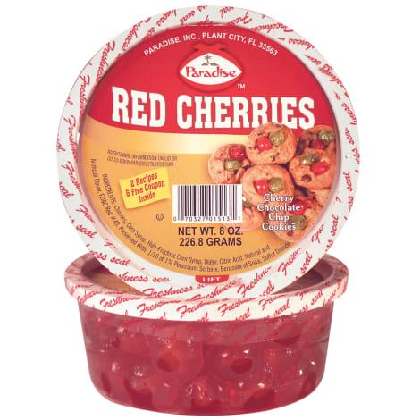 8 oz Red Candied Cherries by Paradise at Fleet Farm