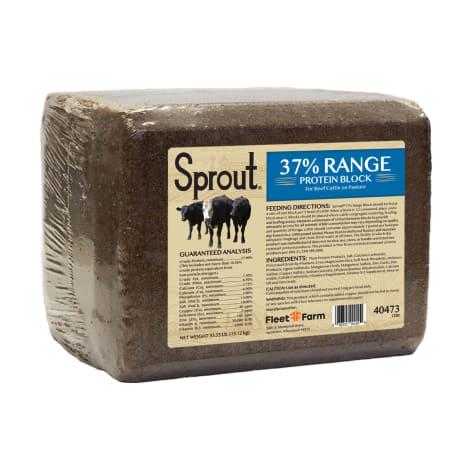 37% Protein Range Block by Sprout at Fleet Farm