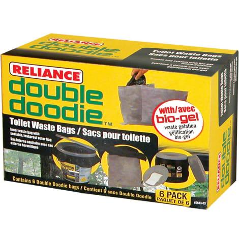 Double Doodie Waste Bags w/ Bio Gel - 6 Pk by Reliance at Fleet Farm