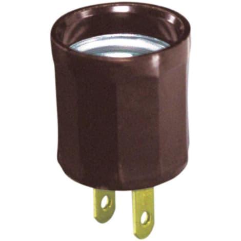 Brown Adapter Socket by Leviton at Fleet Farm