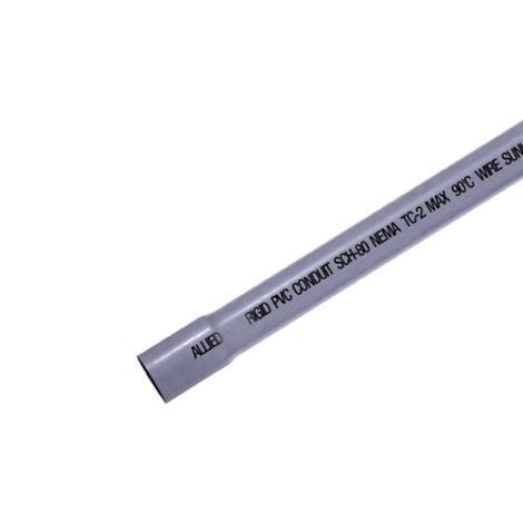 SCH80 PVC Conduit Gray 10 ft. by Allied Tube & Conduit at Fleet Farm