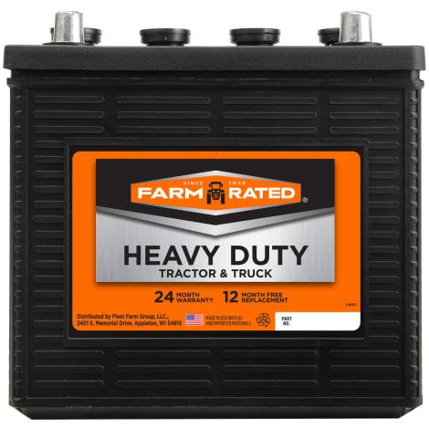 Tractor / Truck 8V Battery Grp 1t 24 Mo 520 CCA by Farm Rated at Fleet Farm