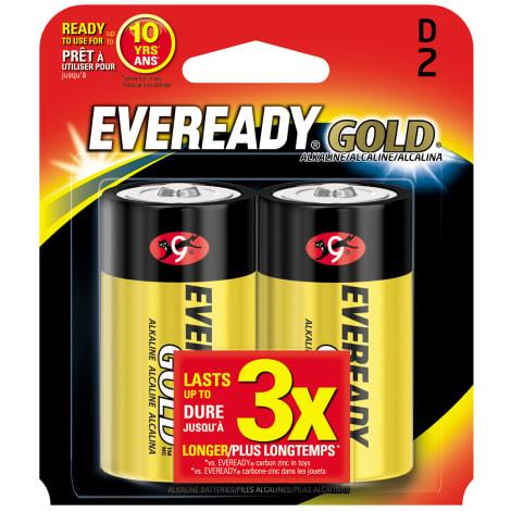 Gold D Alkaline Batteries - 2 Pk. by Eveready at Fleet Farm
