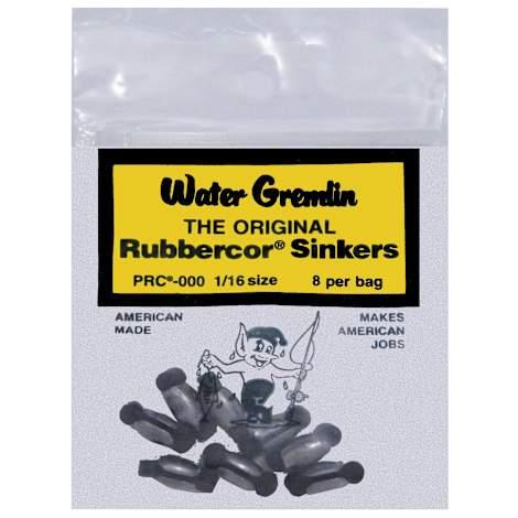 8-pc Size 1/16 Rubbercor Sinkers by Water Gremlin at Fleet Farm