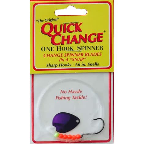 1 Hook Spinner - Purple by Quick Change at Fleet Farm