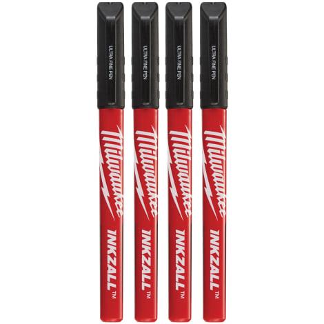Inkzall Black Ultra Fine Point Pens - 4 Pk. by Milwaukee at Fleet Farm