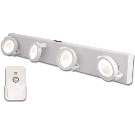 LED Under Cabinet Track Light with Remote - White by Ritelite at Fleet Farm