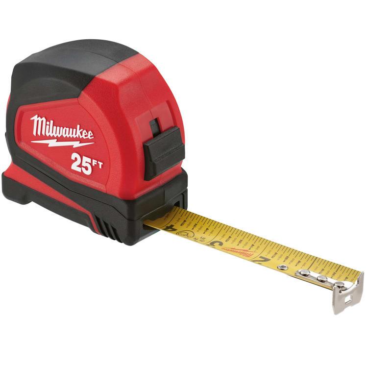 Milwaukee 25 Ft. Compact Tape Measure by Milwaukee at Fleet Farm
