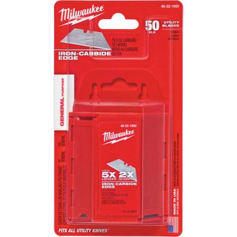 General Purpose Utility Knife Blades - 50 Pk by Milwaukee at Fleet Farm
