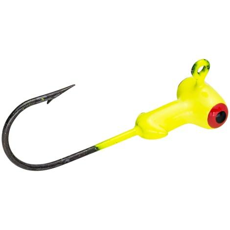 Sausage Head Jig Head - Chartreuse by Mr. Crappie at Fleet Farm