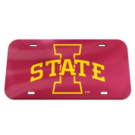 Iowa State Cyclones Inlaid Laser License Plate at Fleet Farm