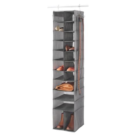 19 Section Hanging Shoe & Accessory Organizer by Whitmor at Fleet Farm