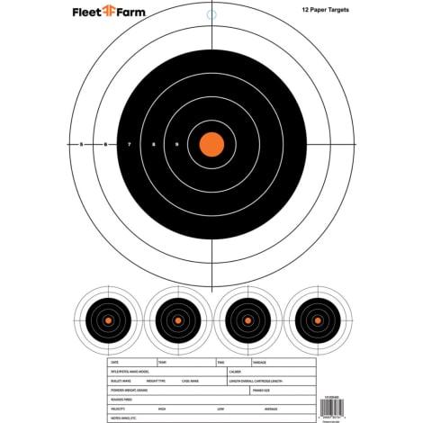 12 x 18 Bull's-Eye Paper Target - 12 Pk by Fleet Farm at Fleet Farm