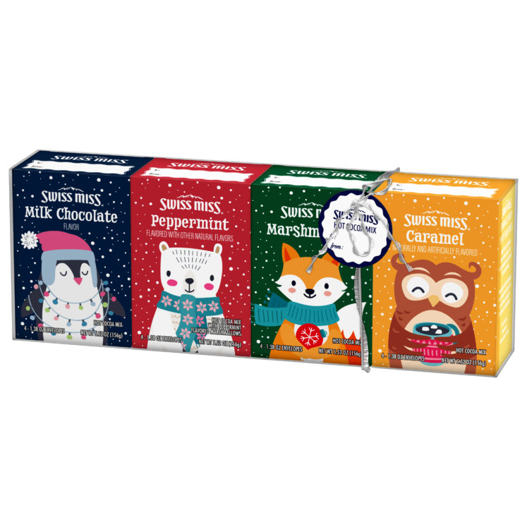 Swiss Miss Holiday Cocoa Variety Gift Pack - 4 Ct by Swiss Miss at ...