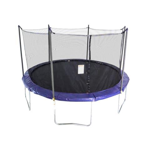 14 ft ActivPlay Blue Round Trampoline w/Enclosure by Skywalker ...