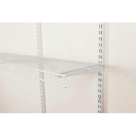 FastTrack 12 in x 8 ft White Wire Wardrobe Shelf by Rubbermaid at Fleet ...