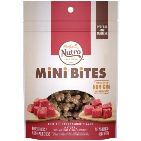 Mini Bites Beef & Hickory Smoke Flavor Dog Training Treats, 4.5 oz by ...