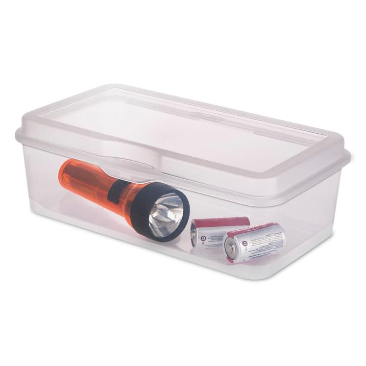 Sterilite Large Clear Flip Top Box by Sterilite at Fleet Farm