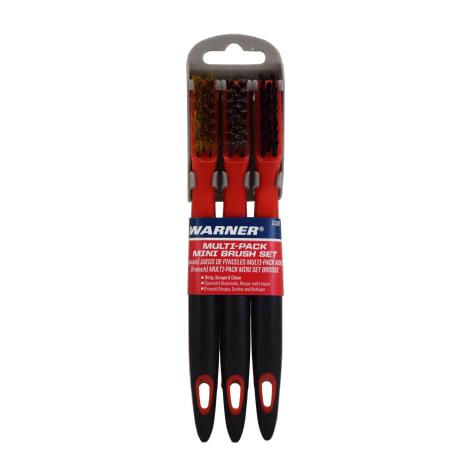 Multi-Pack Nylon, Brass & Stainless Steel Mini Brush Set - 3 Pk by ...