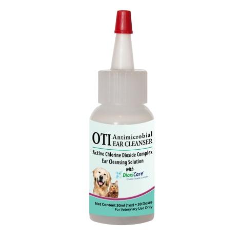 1 oz OTI Antimicrobial Ear Cleansing Solution for Cats & Dogs by AniMed ...