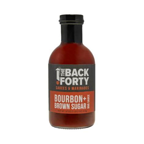 18 oz Bourbon & Brown Sugar BBQ Sauce by The Back Forty at Fleet Farm