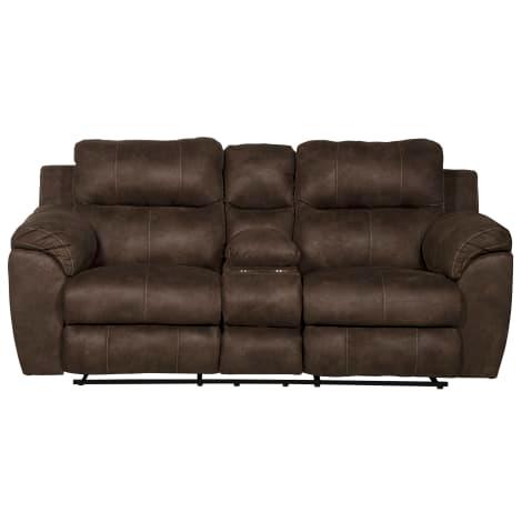 Lincoln Dusk Lay-Flat Reclining Loveseat w/ Middle Console by Catnapper ...