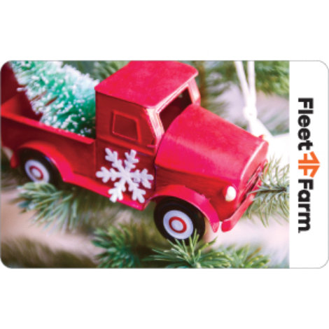 Fleet Farm Red Truck Gift Card by Fleet Farm at Fleet Farm