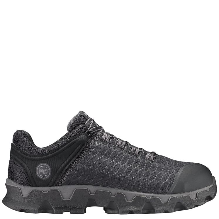 Timberland Pro Men's Black Powertrain Sport Alloy Toe Work Shoes by ...