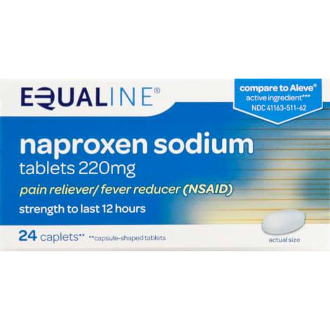 Naproxen Sodium Pain Reliever Caplets - 24 ct by EQUALINE at Fleet Farm