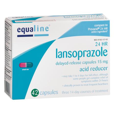 24 Hour Lansoprazole Acid Reducer Capsules - 42 ct by EQUALINE at Fleet ...