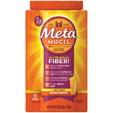 4 in 1 MultiHealth 48.2 oz Orange Smooth Daily Fiber Supplement by ...