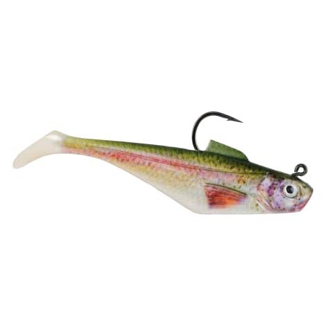 HD Rainbow Trout PowerBait Pre-Rigged Swim Shad Swim Bait by Berkley at ...