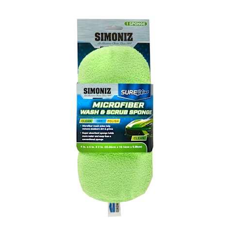 SureShine Microfiber Wash & Scrub Sponge by Simoniz at Fleet Farm