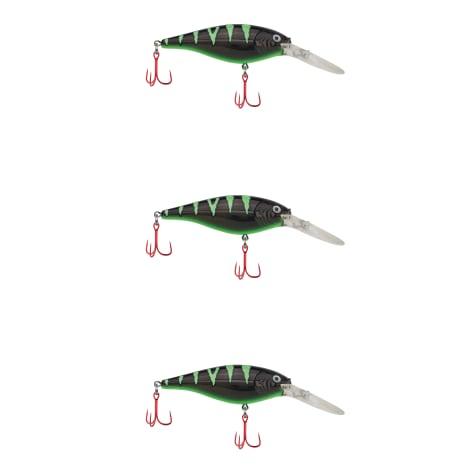 Wildebeest Green Beast Flicker Shad Crankbait - 3 Pk by Berkley at ...