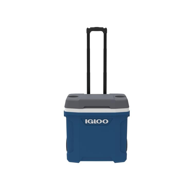 Igloo Latitude 30 Qt Indigo Blue Carbonite Roller Cooler