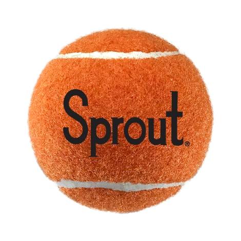 Orange Tennis Ball Dog Toy by Sprout at Fleet Farm