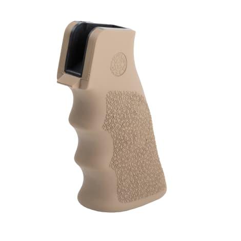 AR-15 / M16 Flat Dark Earth OverMolded Rubber Grip w/Finger Grooves by ...