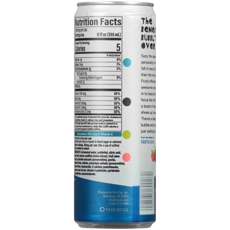 Bubbl'r Antioxidant 12 oz Triple Berry Breez'r Sparkling Water by Bubbl ...