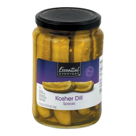 24 oz Kosher Dill Pickle Spears by Essential EVERYDAY at Fleet Farm
