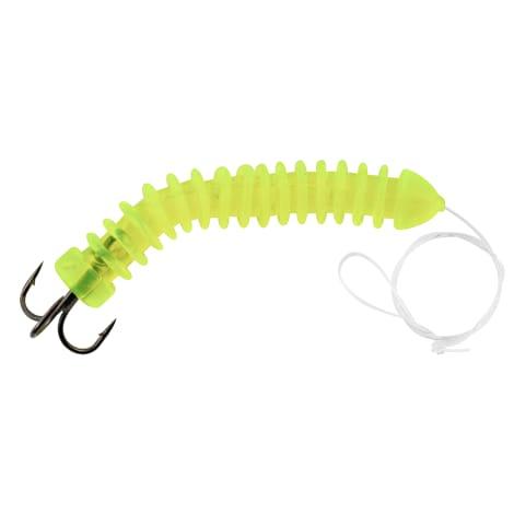 Chartreuse Dip Worm Soft Bait by Mudville Catmaster at Fleet Farm