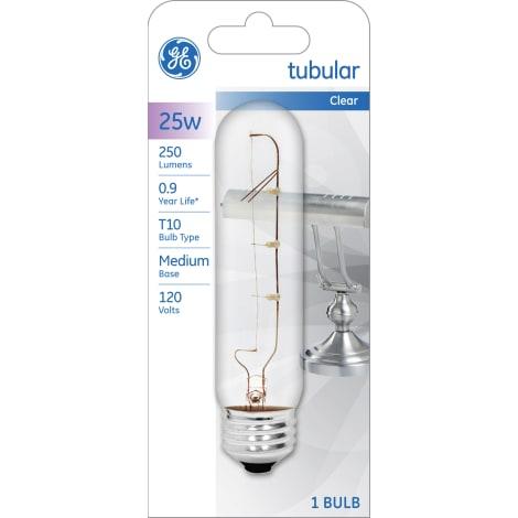 25W T10 Tubular Clear Incandescent Light Bulb - 1 Pk by GE at Fleet Farm
