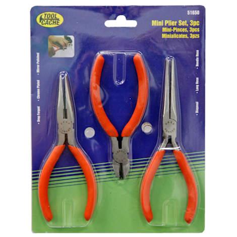 3 pc Mini Plier Set by Tool Cache at Fleet Farm