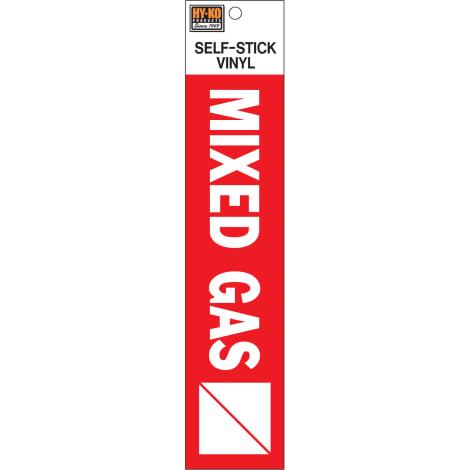 2 in x 8 in Vinyl Mixed Gas Sign by Hy-Ko Products at Fleet Farm